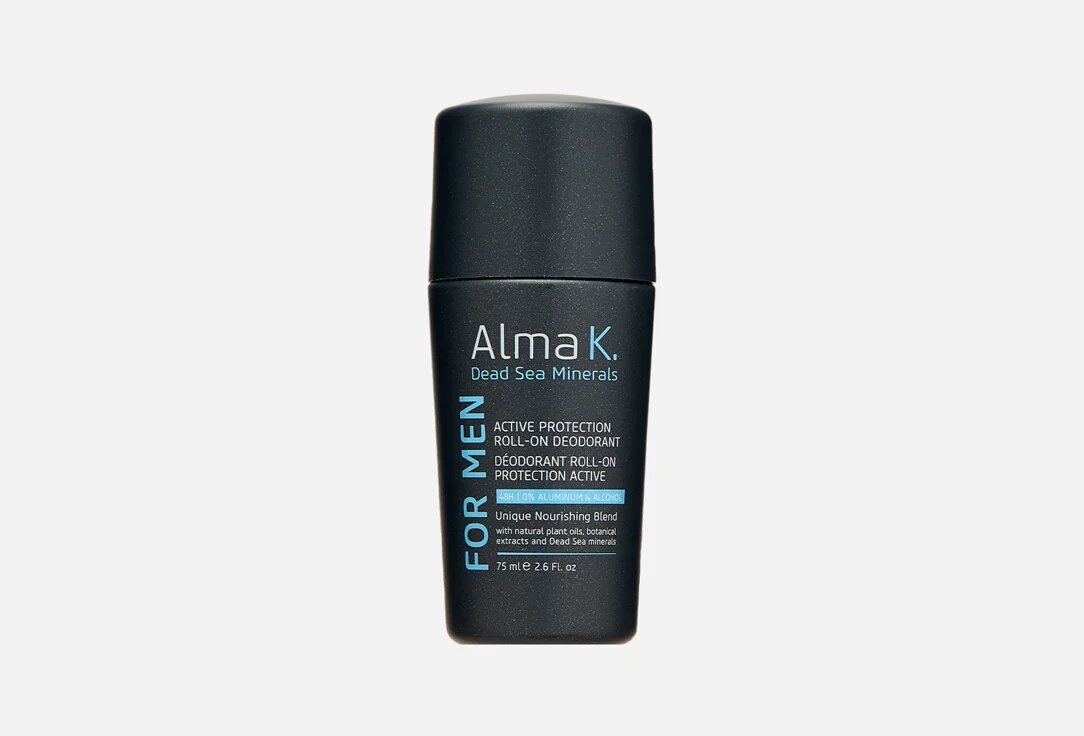 Alma K. For men active protection Роликовый дезодорант для тела 75 мл
