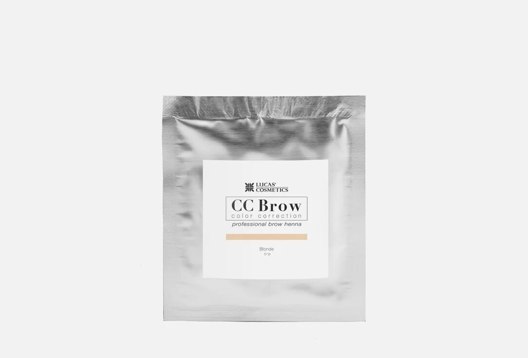 Lucas' Cosmetics CC Brow Хна для бровей в саше 5 г blonde