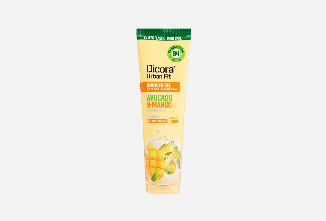 Dicora Urban Fit VITAMIN E, Avocado and Mango Питательный гель для душа 100 мл