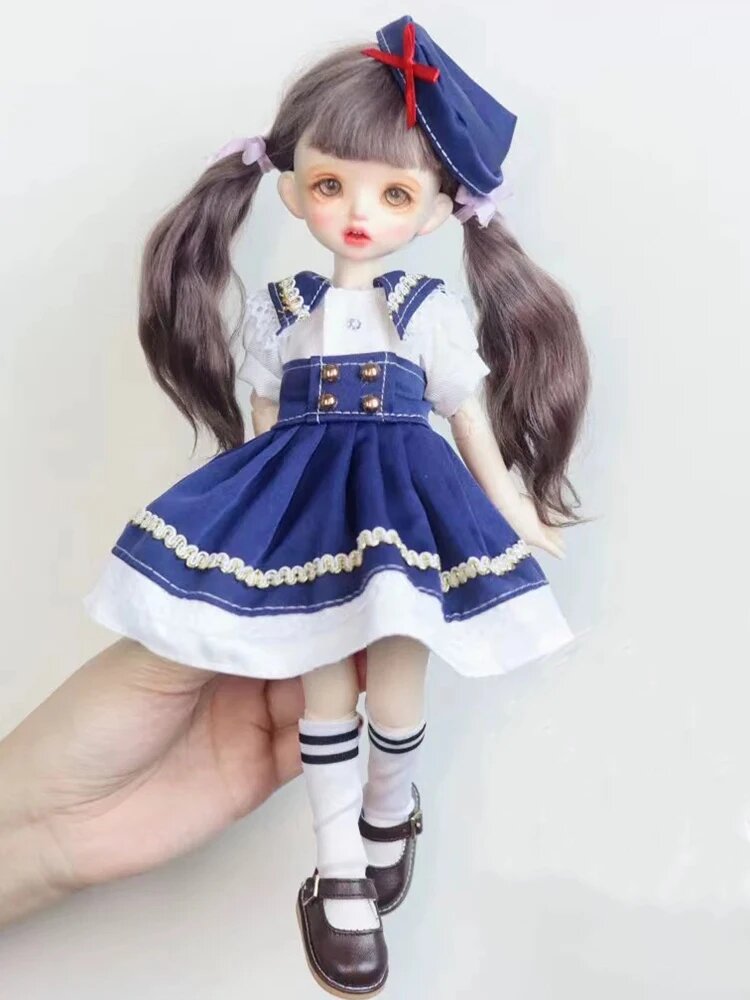 Комплект одежды для куклы BJD 1/6, темно-синий, only clothes 7