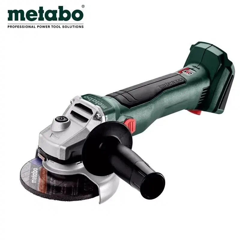 Аккумуляторная Угловая Шлифмашина Metabo W 18 L BL 9-125, Болгарка Ушм 125 ММ, Бесщеточный, 18 B, 10000 Об/мин, Без АКБ И ЗУ