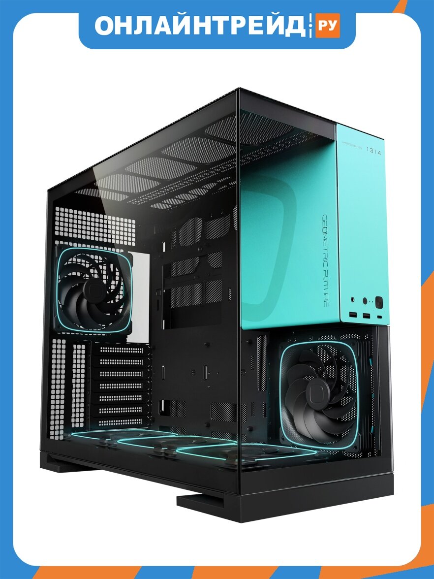 Корпус Geometric Future Model 5 Black Blue (1AM5WKBB00110)