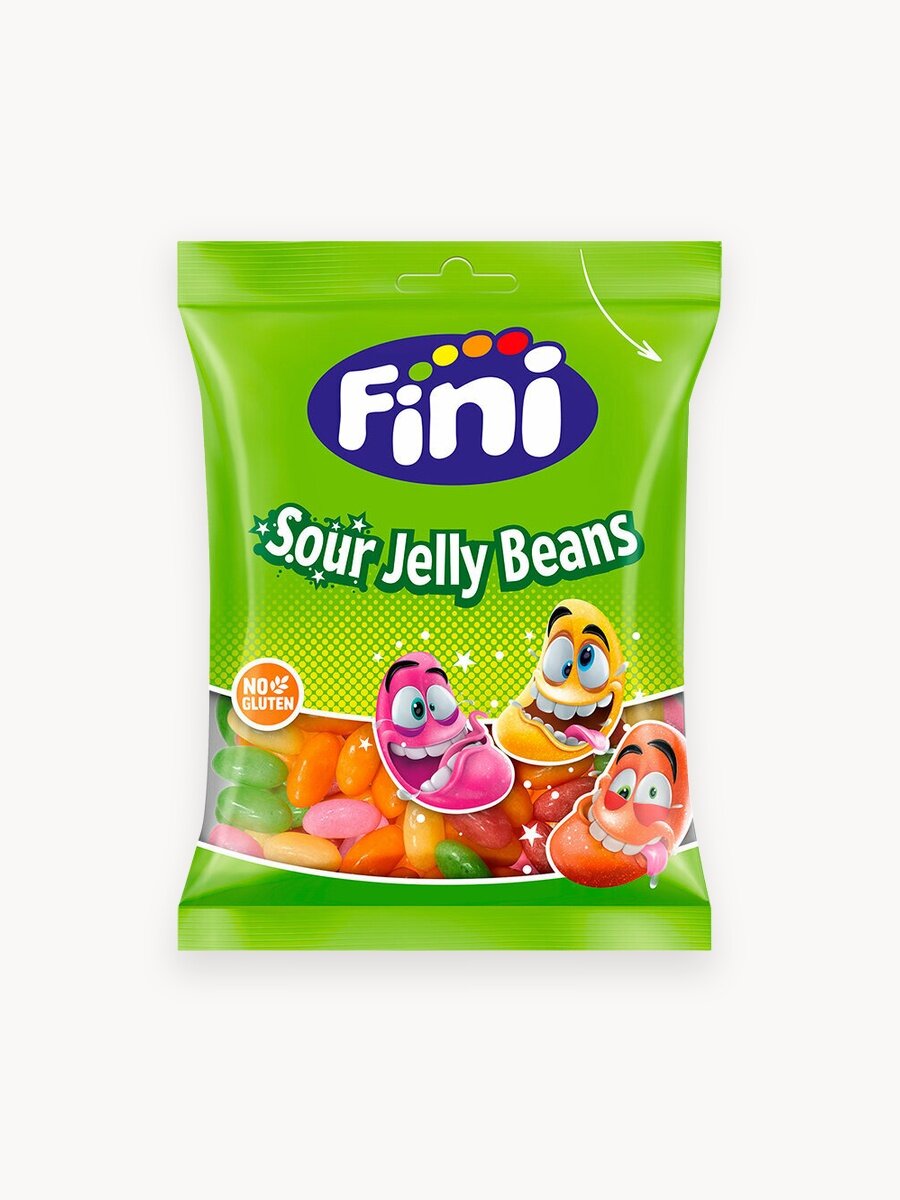Мармелад жевательный "Бобы желе кислые" 85гр FINI Испания без глютена