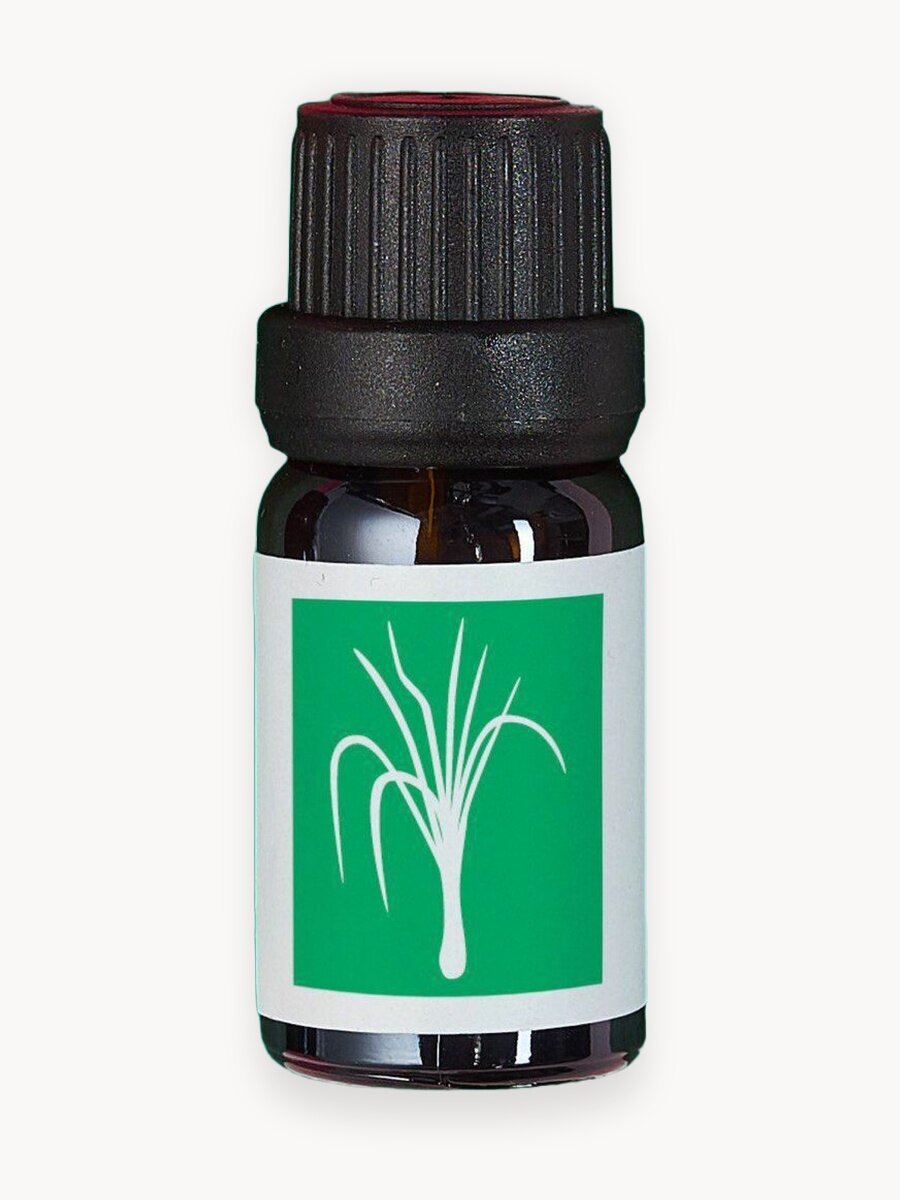 Эфирное масло Лемонграсса Essential oil/ Ароматическое масло 10 мл/ Натуральное масло для ароматерапии