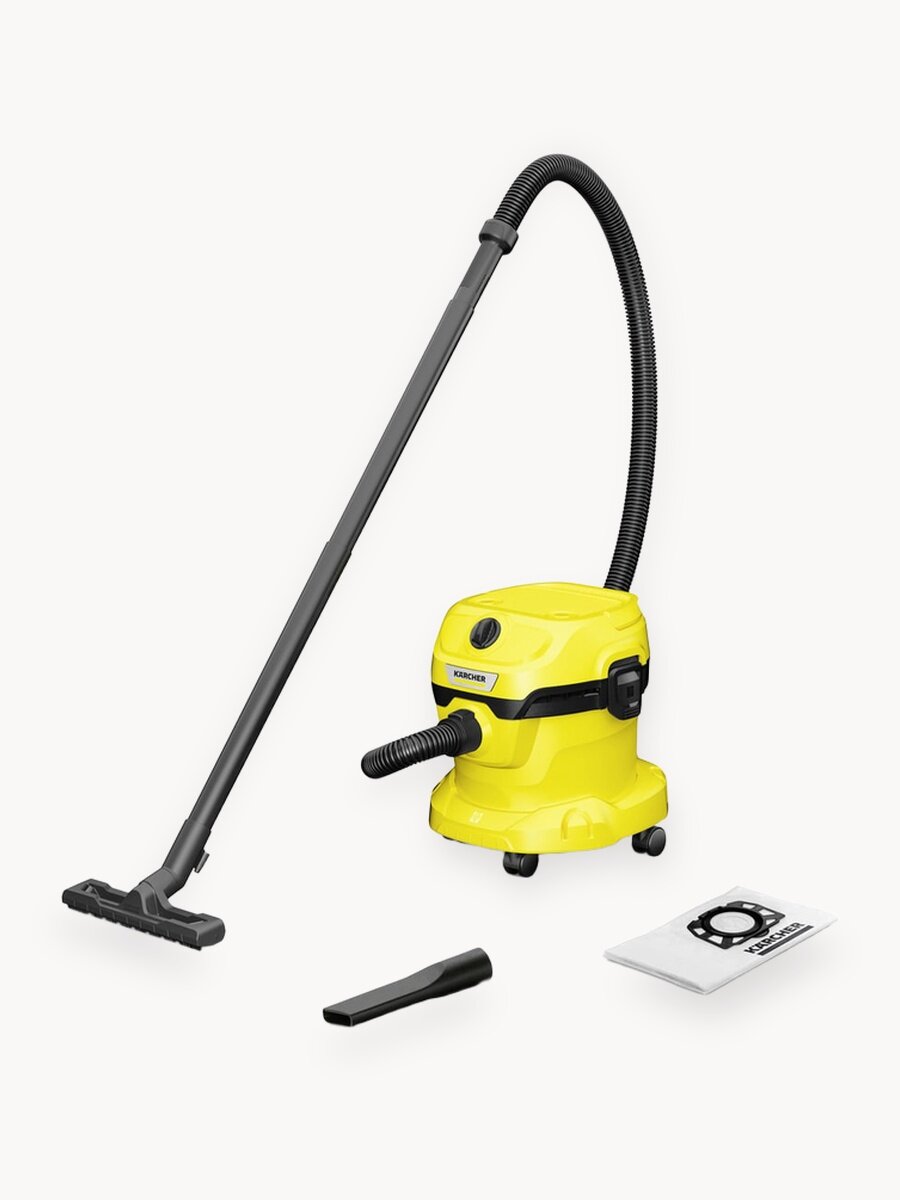 Хозяйственный пылесос Karcher WD 2 Plus V-12/4/18 1.628-000.0, пола со вставками
