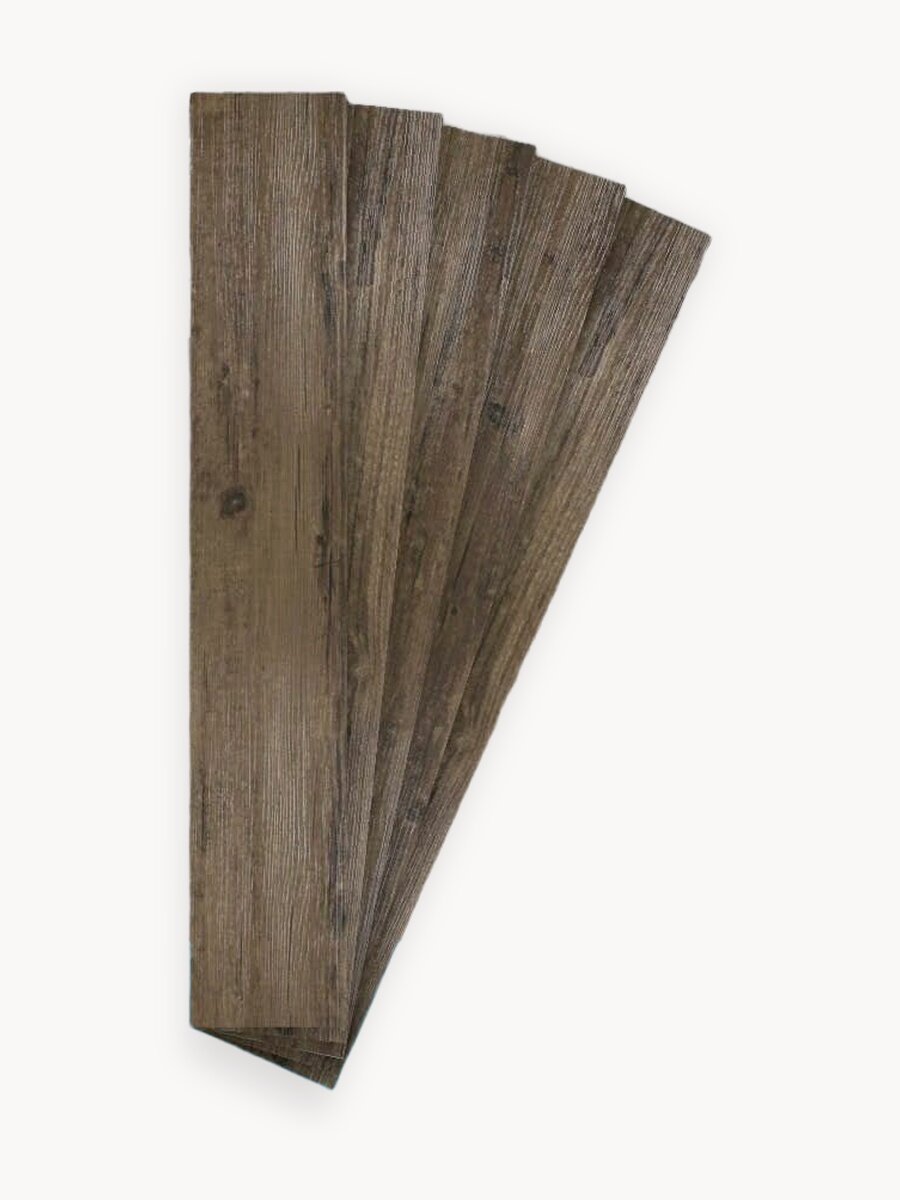 Кварц-виниловый ламинат Steindorf LVT, самоклеящийся, влагостойкий, под дерево, коричневый, 18 плит