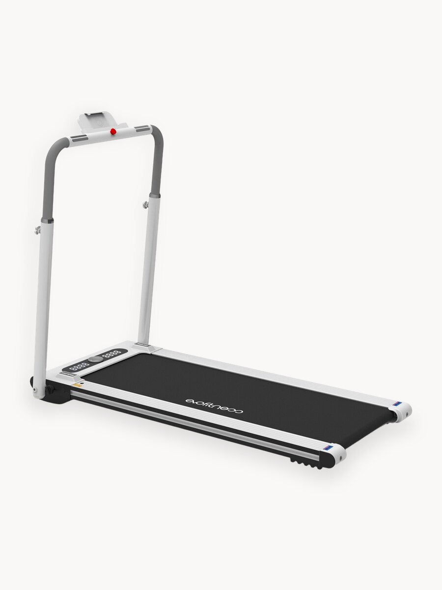 Беговая дорожка EVO FITNESS Blade Plus, электрическая, складная, белая