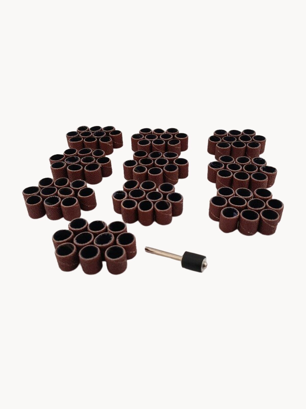 Шлифовальные шарошки барабаны для гравера, зернистость P#100 100 шт. средние