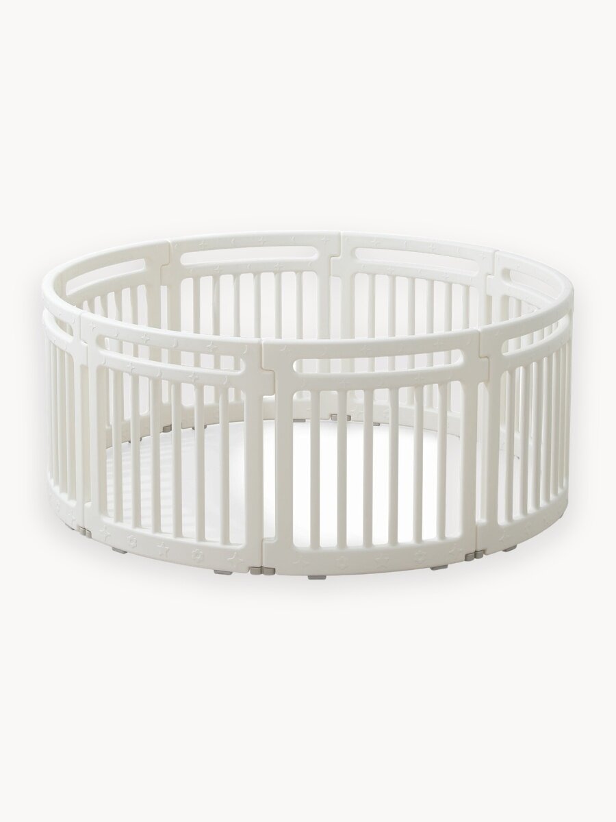 Манеж детский игровой UNIX Kids Classic Round круглый 150 см для улицы, дачи и дома, пластиковый, напольный