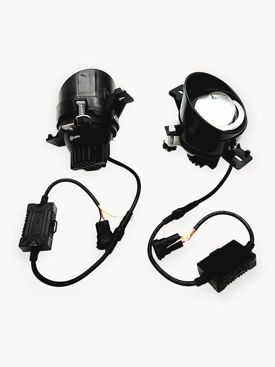 Противотуманная фара Bi led линза на автомобиль Nissan 100 Вт Дальний и Ближний свет