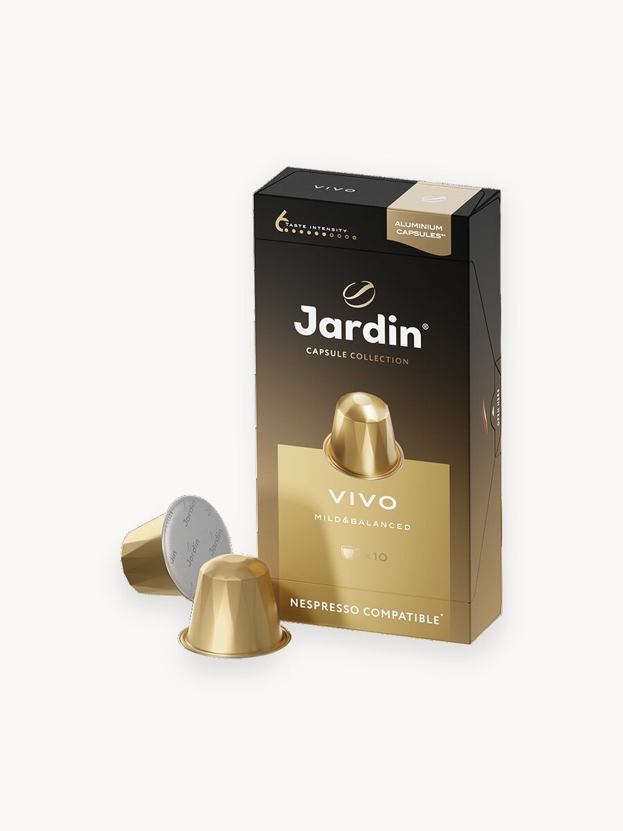 Кофе в алюминиевых капсулах Jardin Vivo, 10 шт