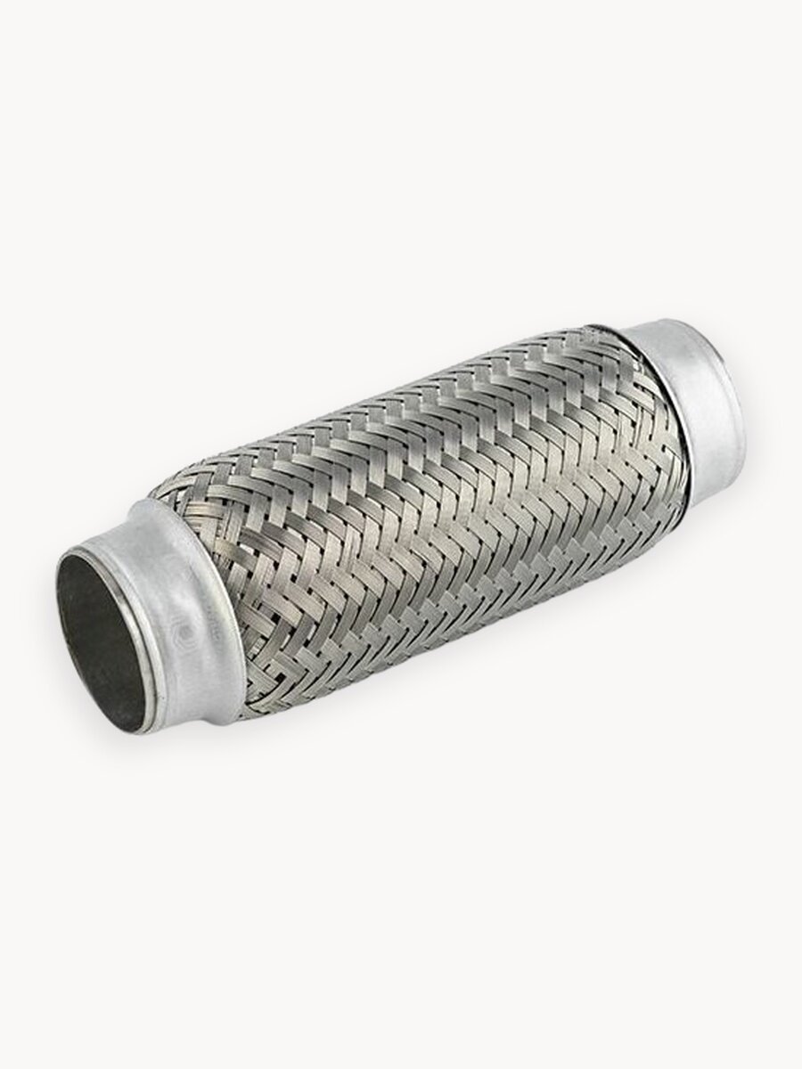 Виброкомпенсатор (Гофра) глушителя 50х200 / Гофра трехслойная выхлопной трубы 50x200