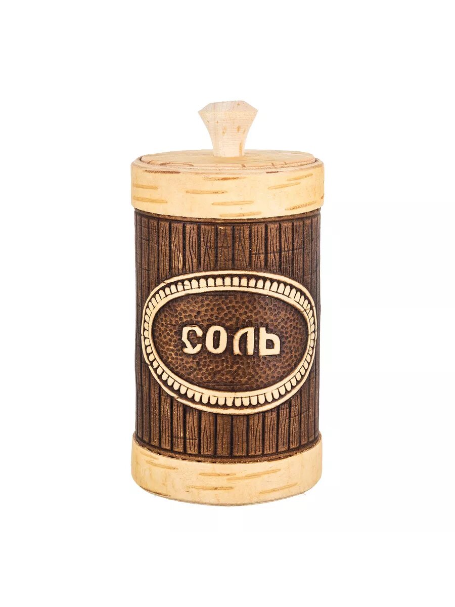Туес из бересты "Соль"