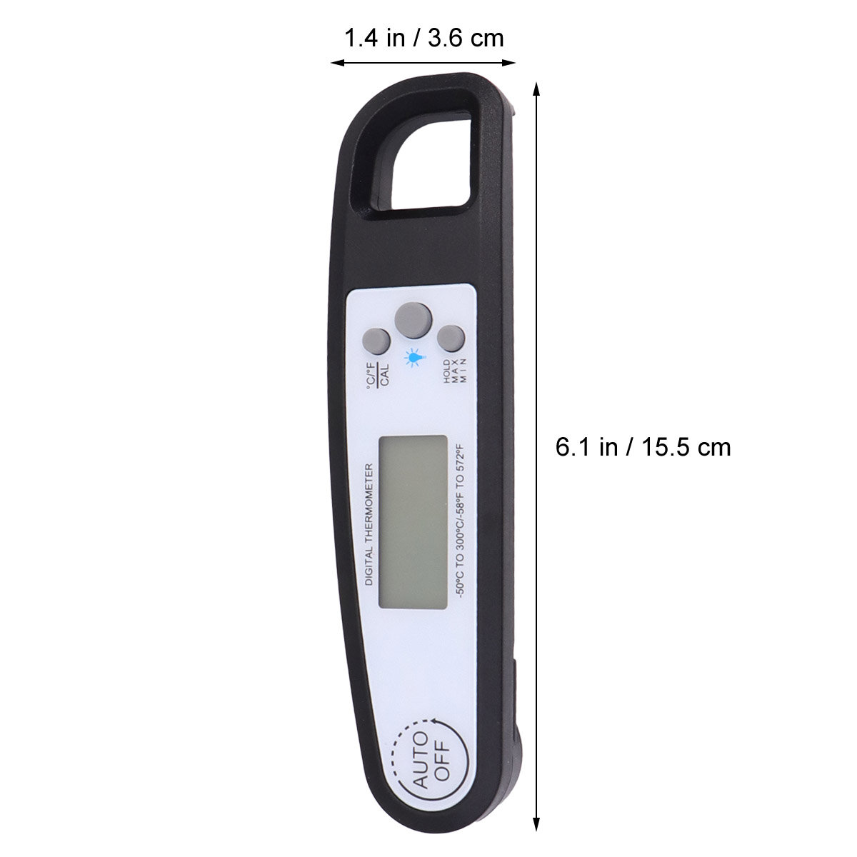 Термометр Для Кухни С Precision Probe для Быстрого Измерения Температуры Size 1 Чёрный