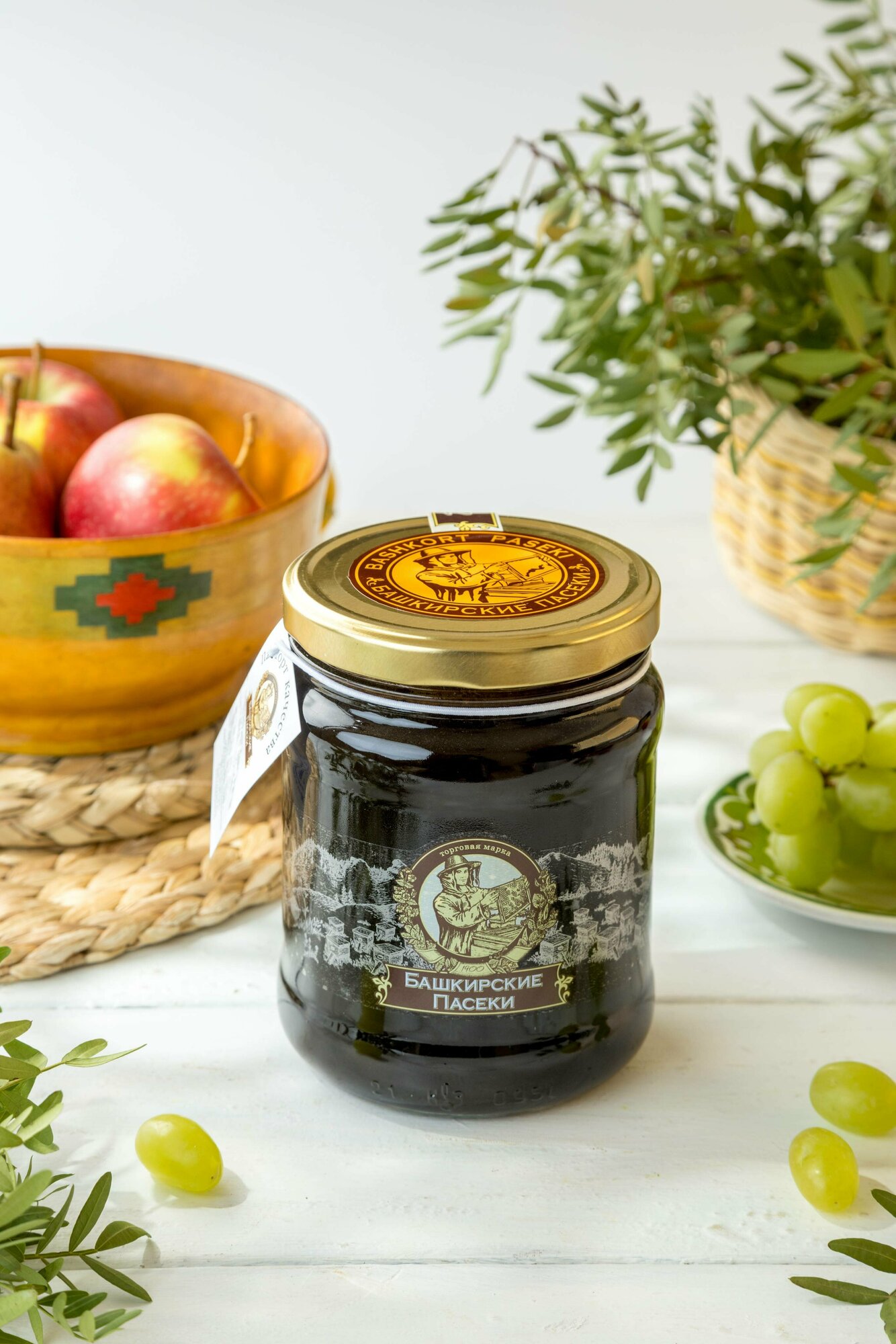 Гречишный мед "Башкирские пасеки" 1,3 кг, сбор 2025 года