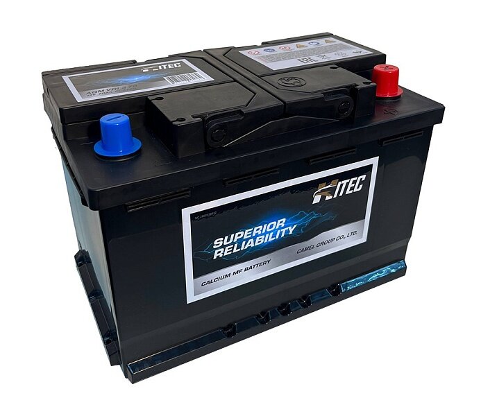 Аккумулятор автомобильный HITEC AGM VRL3 70Ah 760A оп 278x175x190