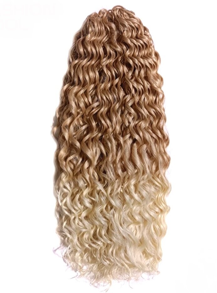 Афрокудри для наращивания Джессика соломенный блонд 60см