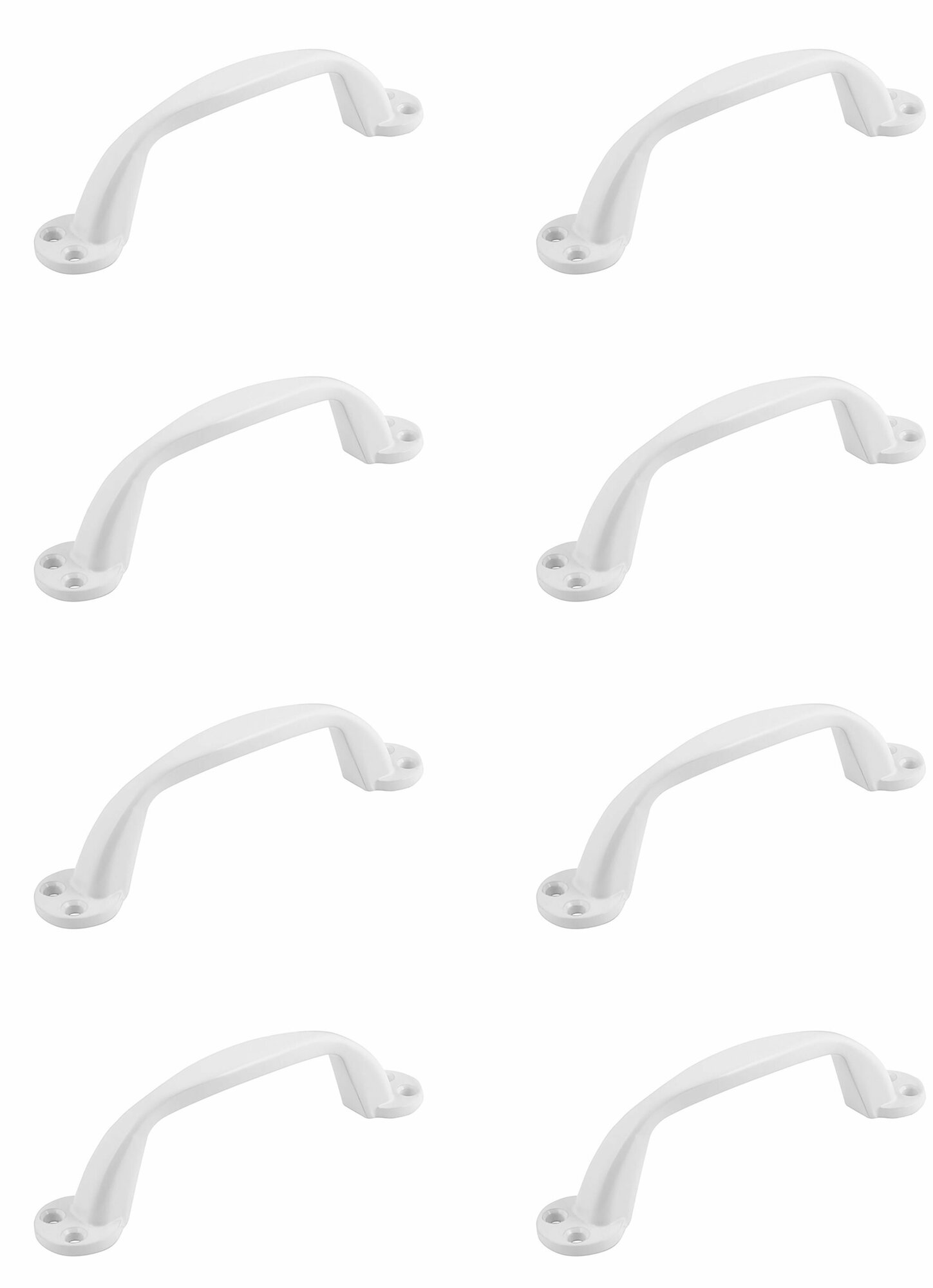 Ручка-скоба Зенит РС100.02 белый (Алюминий) (8 штук)