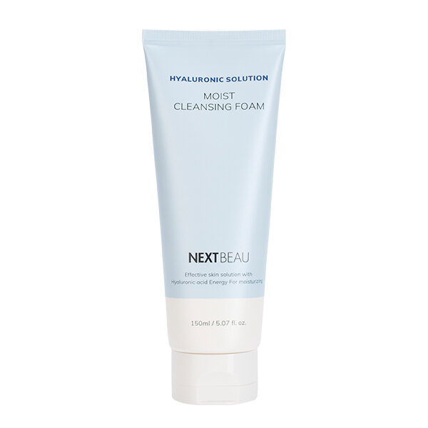 NEXTBEAU Hyaluronic Solution Moist Cleansing Foam Пенка для умывания с гиалуроновой кислотой