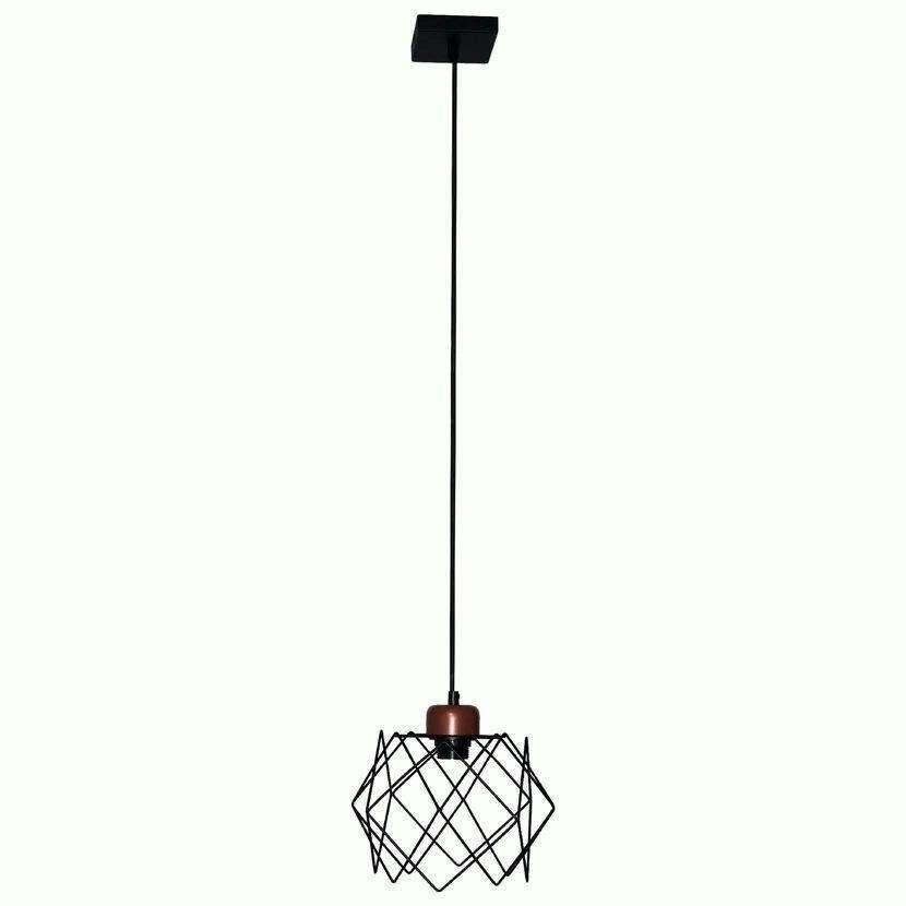 LOFT Сигма 211 светильник подвес. черн. муар медь НСБ 01-60-161 Е27