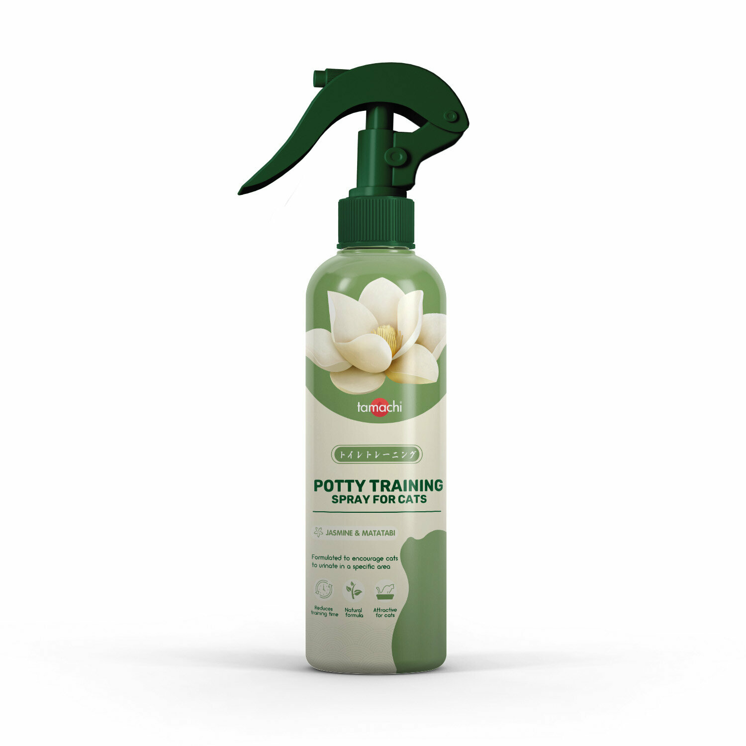 Спрей Tamachi, для приучения кошек к туалету, аромат жасмина, 200мл