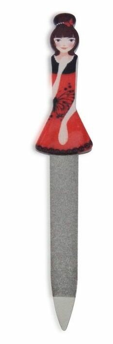 Ellis Cosmetic Пилка Ec Rf 087-2, Металлическая, фигурная ручка, Девочка
