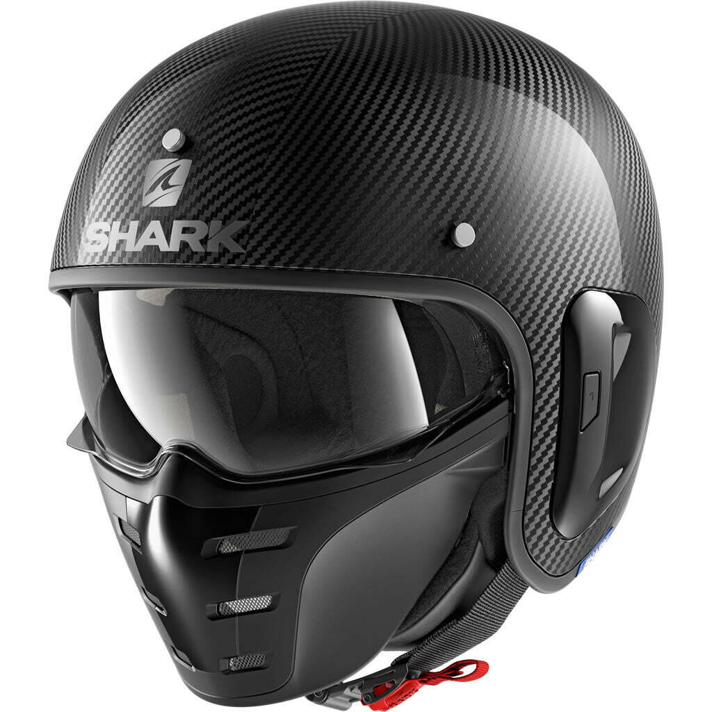 Мотошлем открытый SHARK S-DRAK 2 CARBON SKIN Glossy Carbon, XS