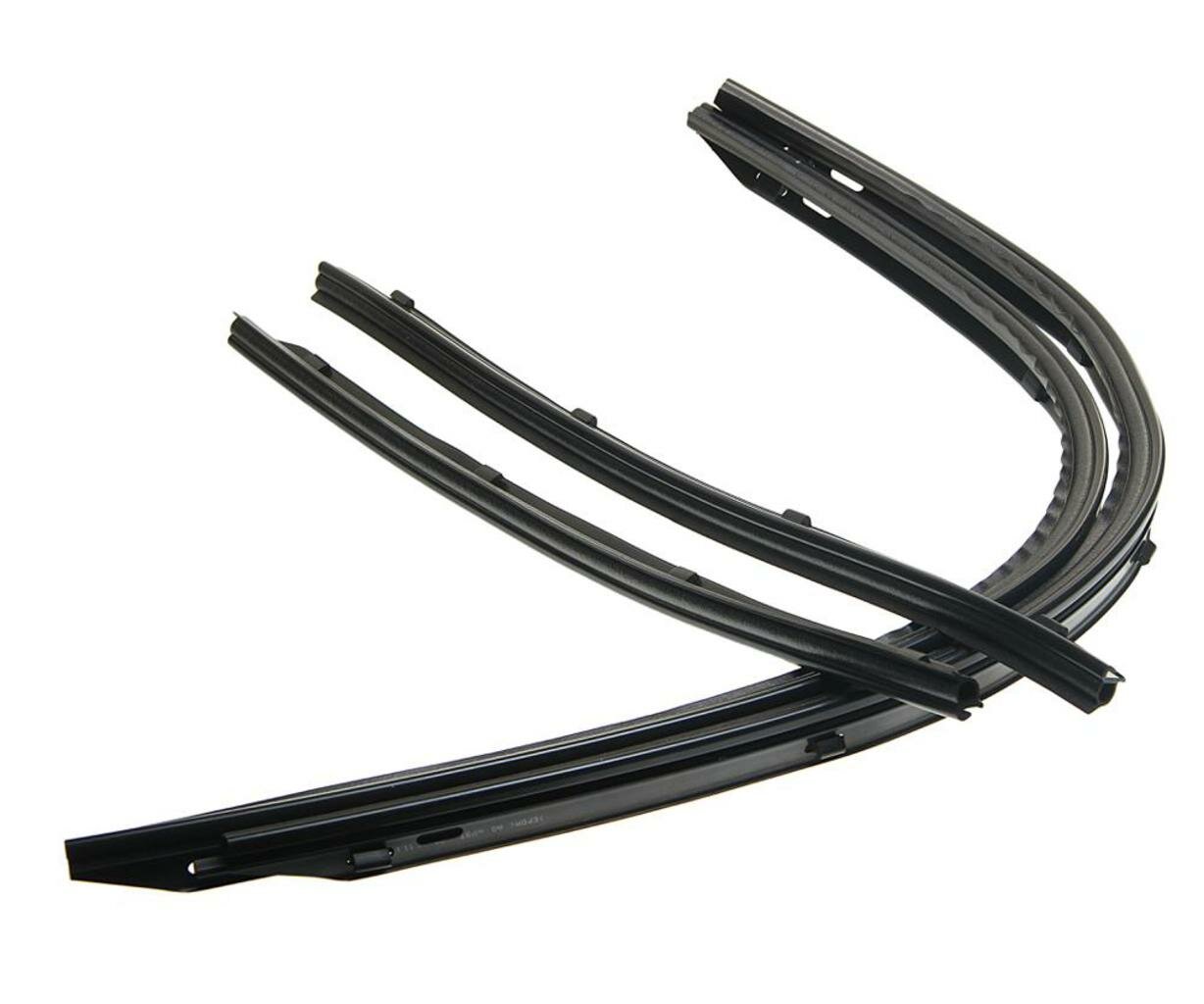 Уплотнитель двери ВАЗ-2110,2170 нижний порога комплект 4шт. Балаковозапчасть