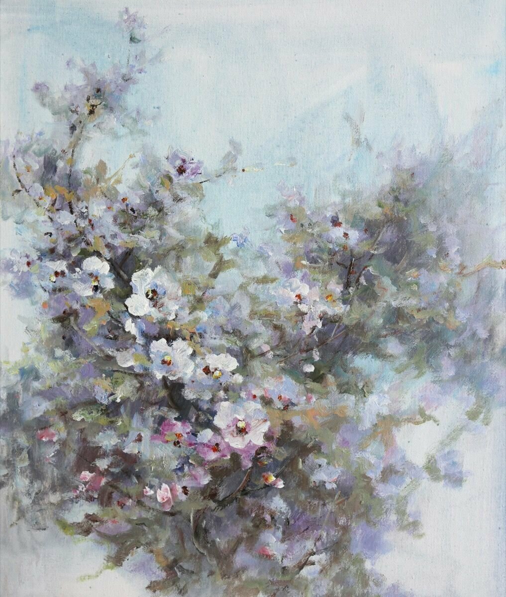 Картина маслом "Ранняя весна" 50х60см