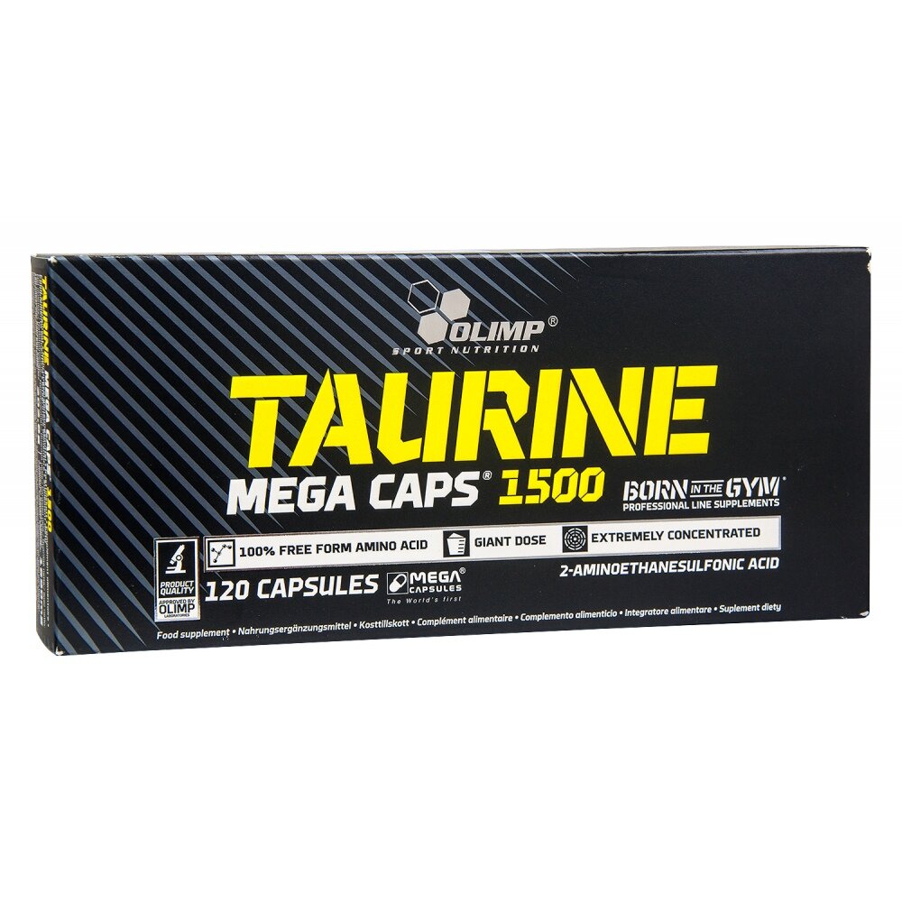 Olimp Taurine Mega Caps, 120 капсул