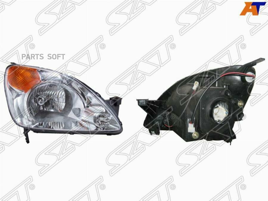 Фара Honda CR-V 01-05 (Справа/ Галоген/ Ручная регулировка) SAT ST-217-1138YR | цена за 1 шт