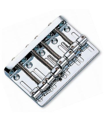 Бридж для 4-струнной бас-гитары Paxphil BB009-CR, хром