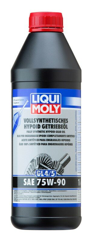 Масло Тр. Синт. Vollsynth. hypoid-Getrieb. 75W-90 Gl-4/Gl-5/Mt-1 (1Л) LIQUI MOLY арт. 1024