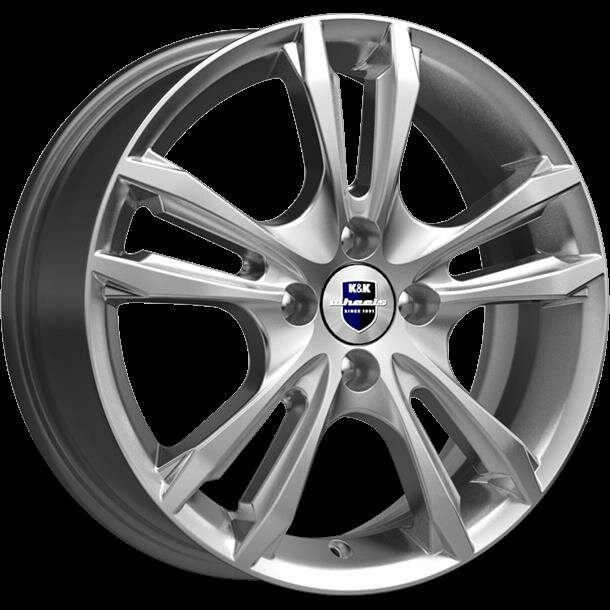 Диск автомобильный литой КиК Samara 16x6 4x98 et35 dia58.5 Серебристый