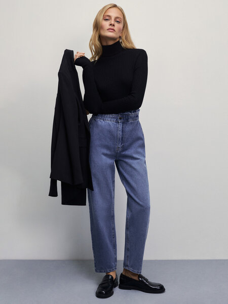 Джинсы багги 