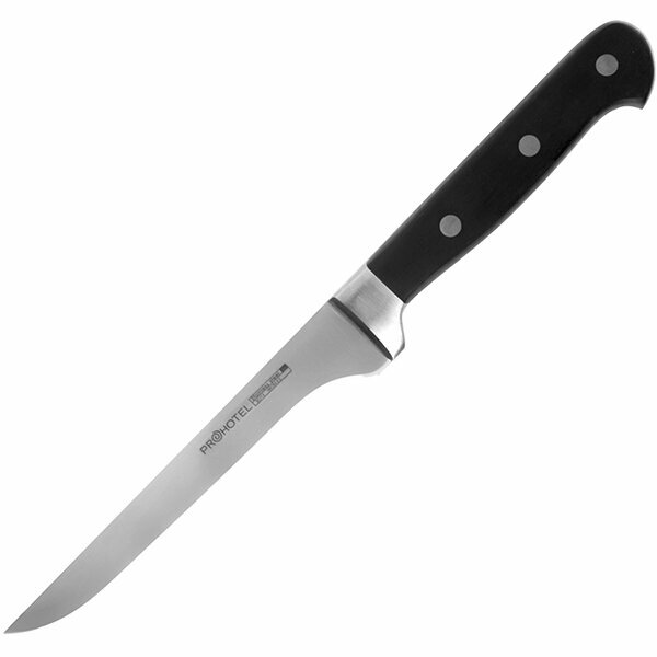Нож для обвалки мяса Проотель сталь нержавеющая, пластик L=285/155, B=15мм