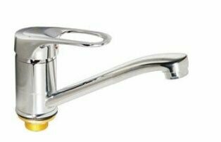 Смеситель для раковины на кухню или ванну. Кухонный кран для воды настенный с высоким изливом для мойки. Сантехника VIKO V-6621