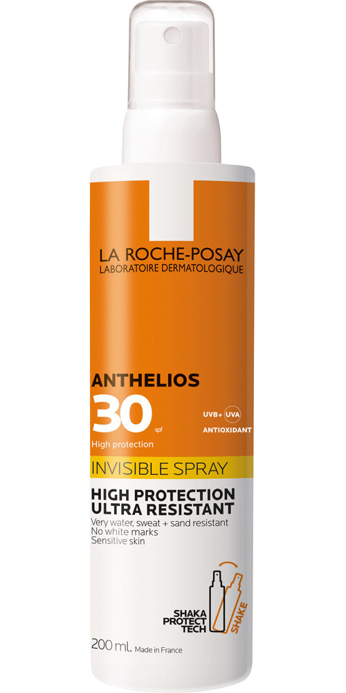 Лярош AНТГЕЛИОС-24 Невидимый спрей д/лица и тела SPF30 200мл