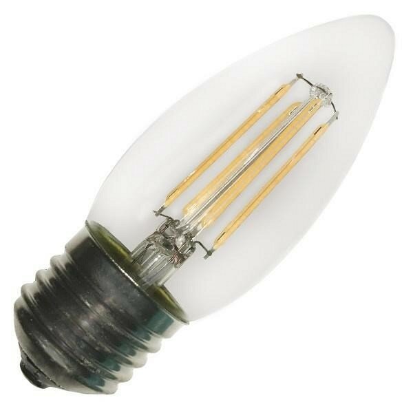 FL-LED Filament C35 7.5W E27 3000К 220V 750Лм 35*98мм FOTON_LIGHTING - лампа свеча прозрачная, цена за 1 шт.