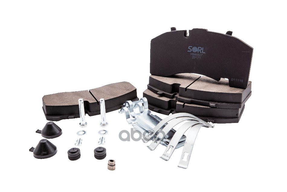 Колодки тормозные дисковые! BPW, SB4309T SK7 SORL арт. HM4807AK007