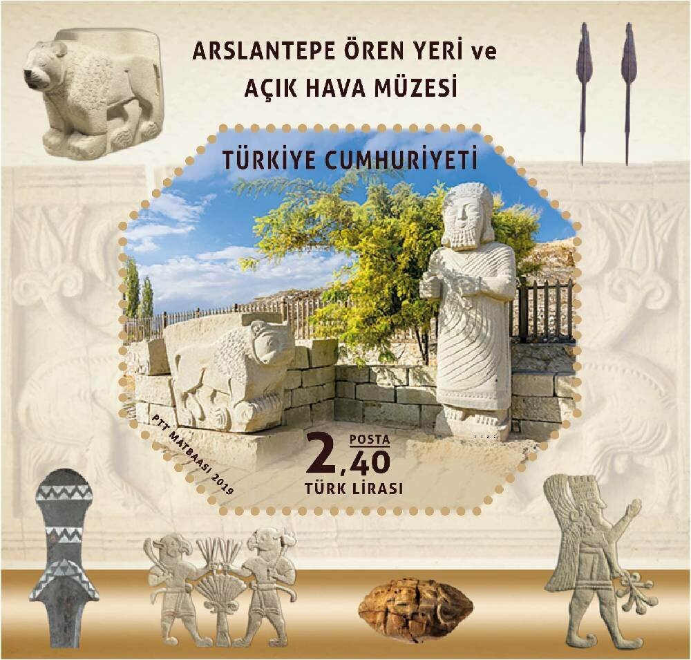 Почтовые марки Турция 2019г. "Археологический памятник Арслантепе и музей под открытым небом" Археология MNH
