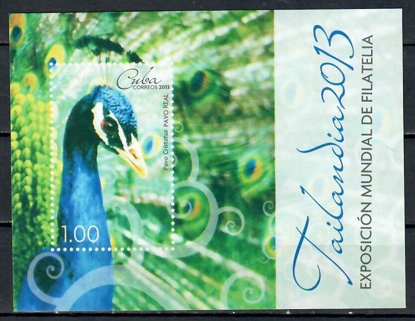 Почтовые марки Куба 2013г. "Птицы - выставка марок таиланд 2013" Птицы MNH