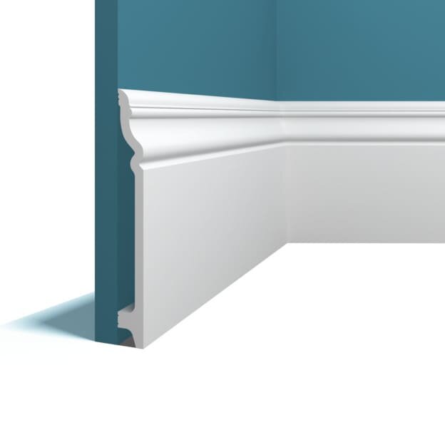 Плинтус напольный из дюрополимера P118 Перфект