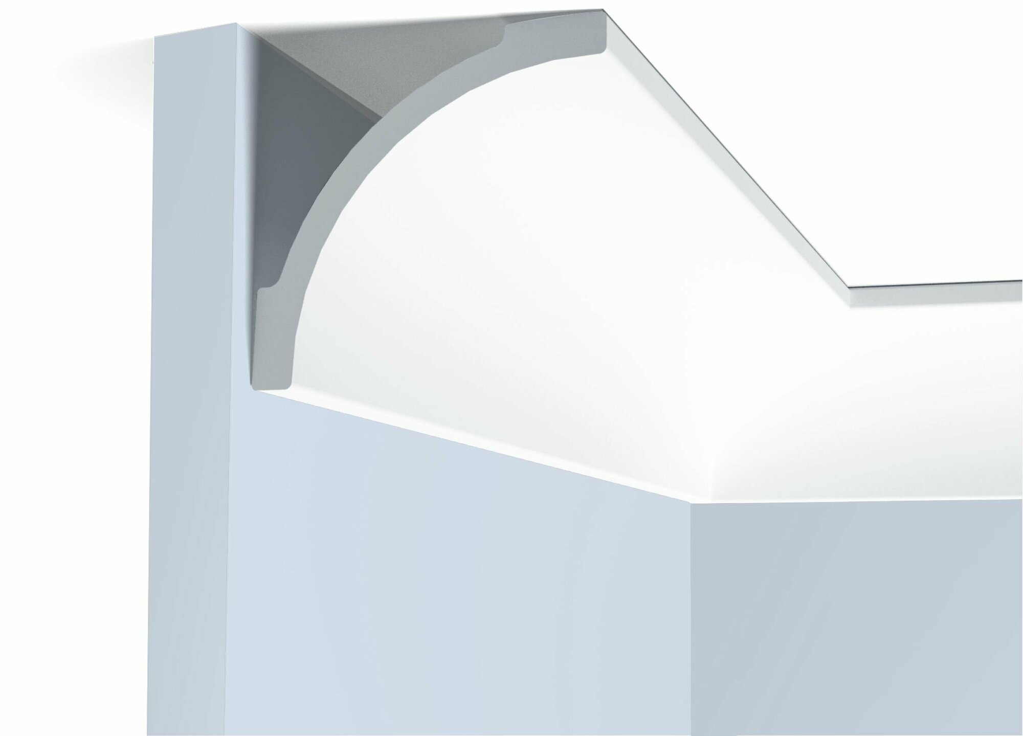 Карниз ударопрочный HiWood A97 (70*70*2000 мм)