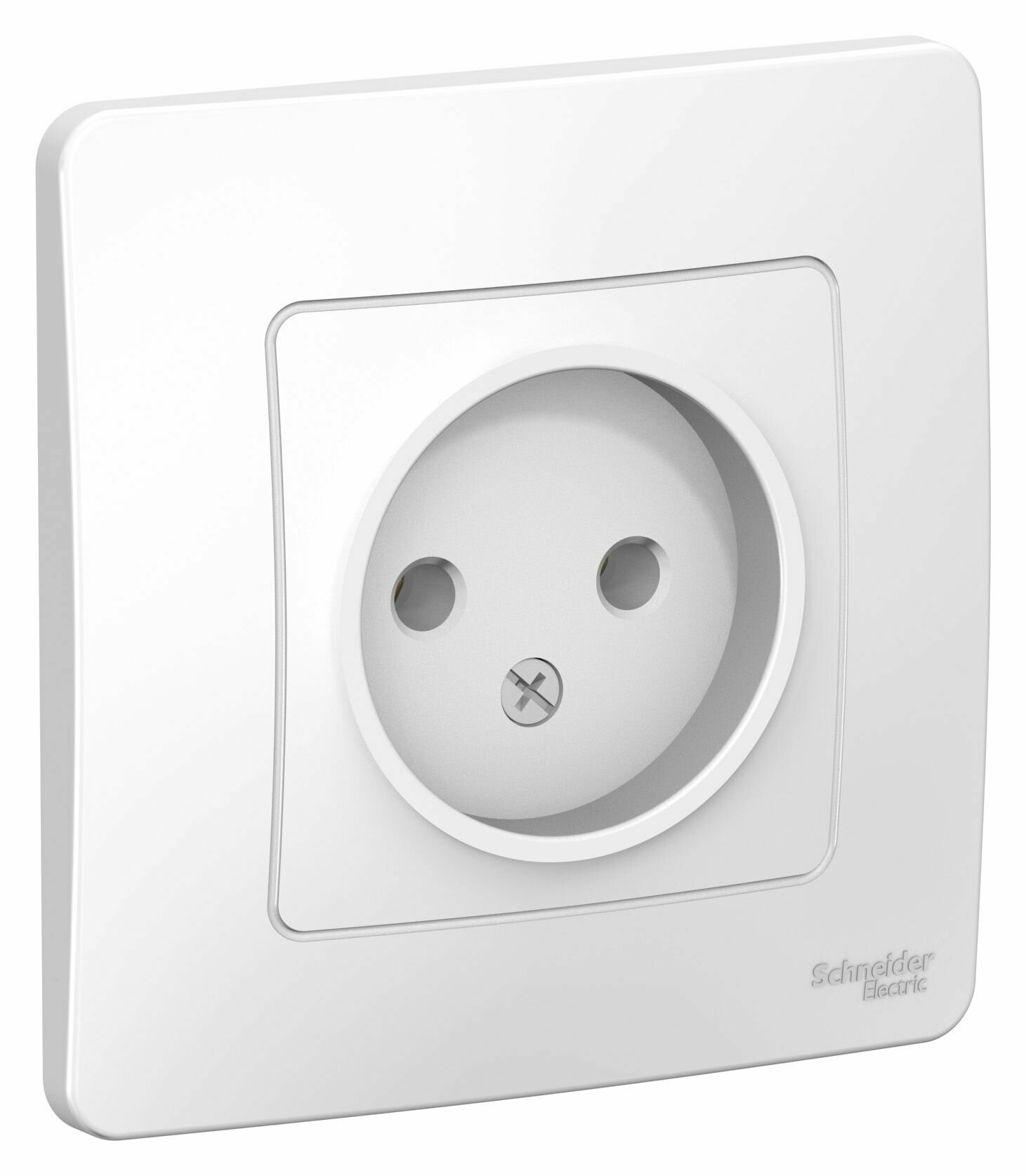 Розетка Schneider Electric Blanca без заземления без шторок белая для скрытого монтажа 16 А, 250 В