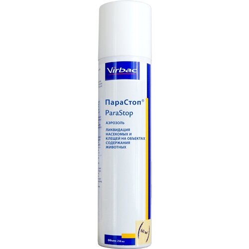 ПараСтоп ® аэрозоль инсектицидное и акарицидное средство устойчивого действия флакон, 250 мл