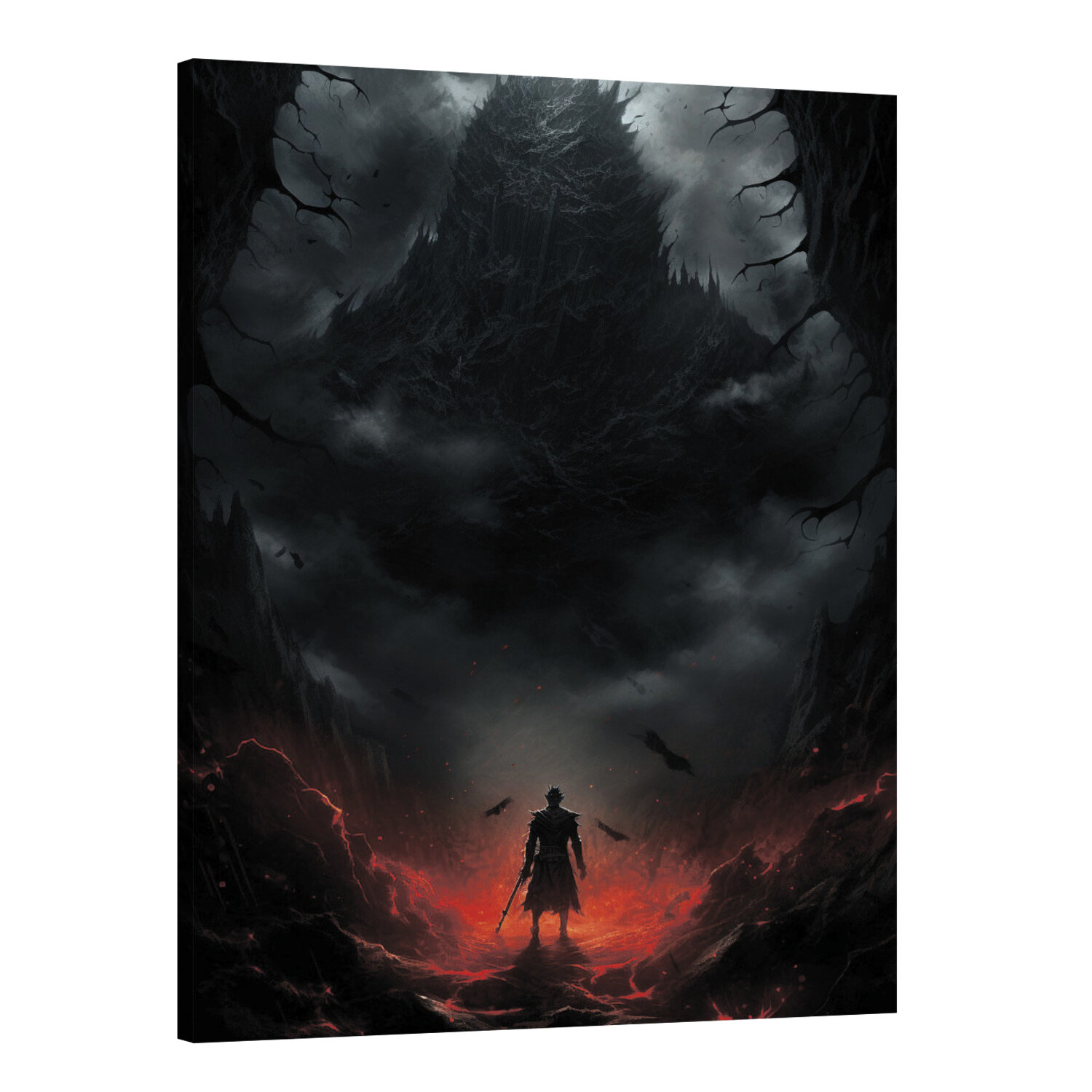 Интерьерная картина 50х70 "Берсерк: Крик безумия"