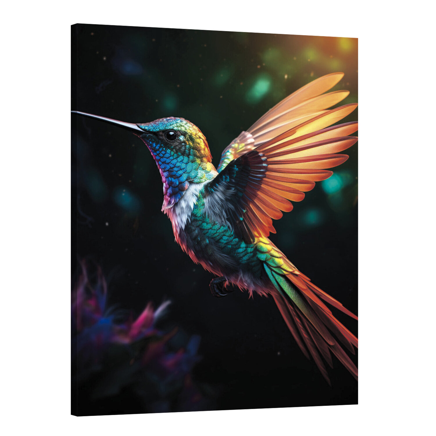Интерьерная картина 50х70 "Колибри"