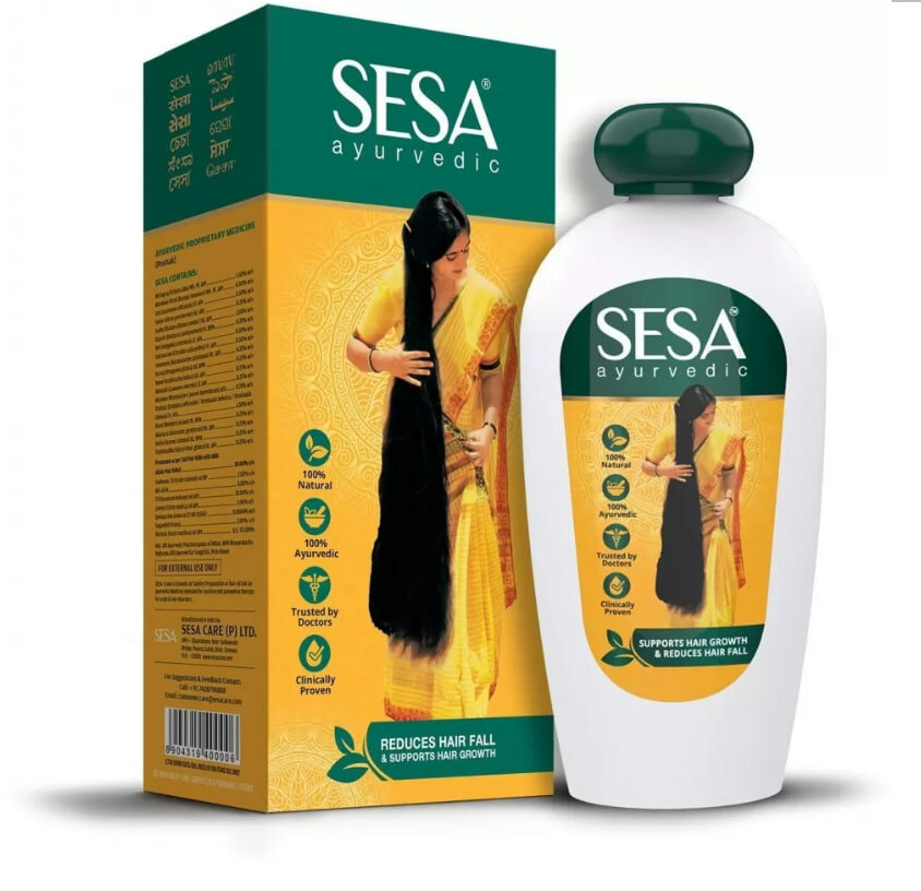 Аюрведическое масло для роста волос Sesa Ayurvedic, 100 мл (oxan)