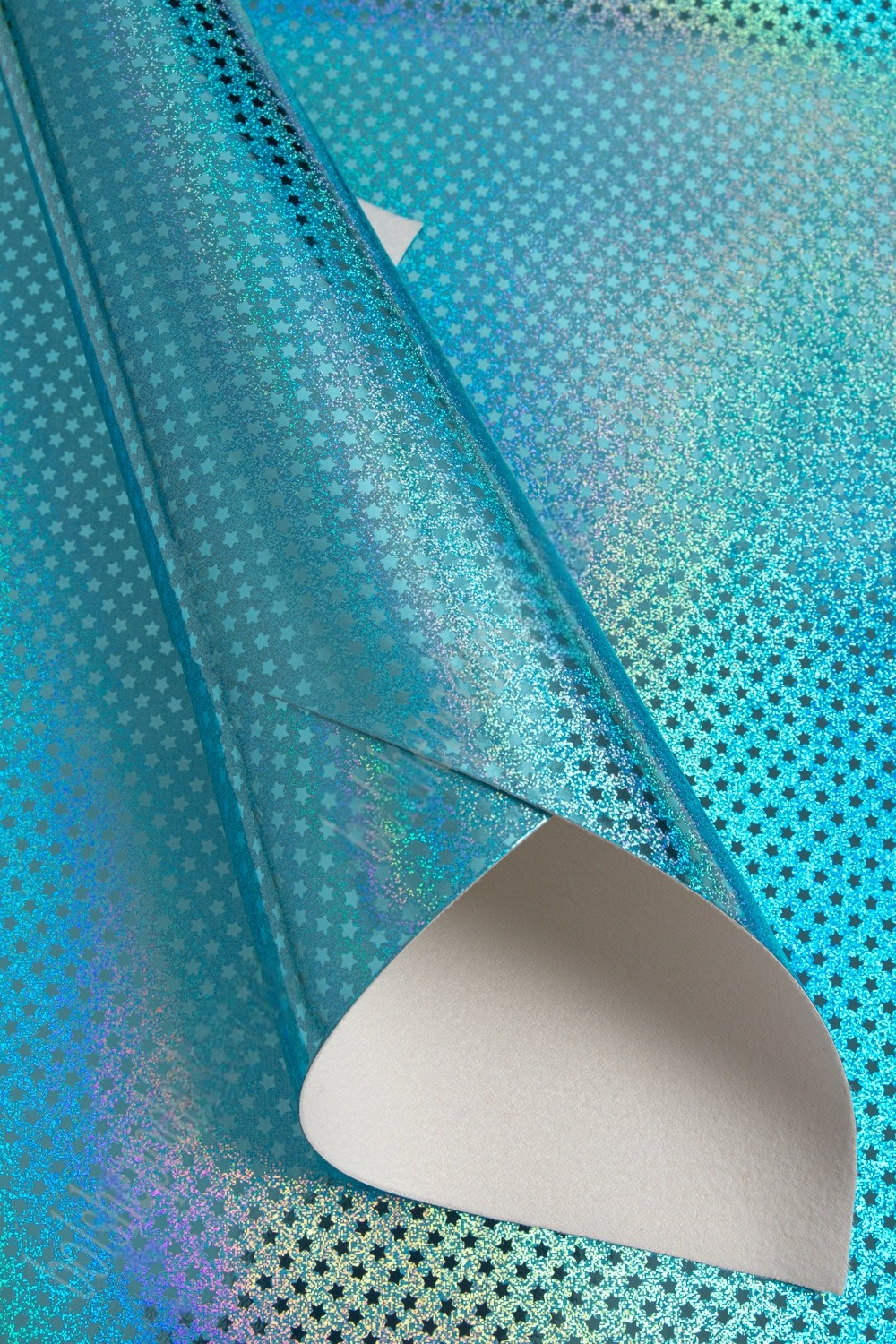 Кожзам голографик "Звездочки" 3 листа